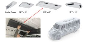 RAM ProMaster rear cargo HVAC systems for heating cooling