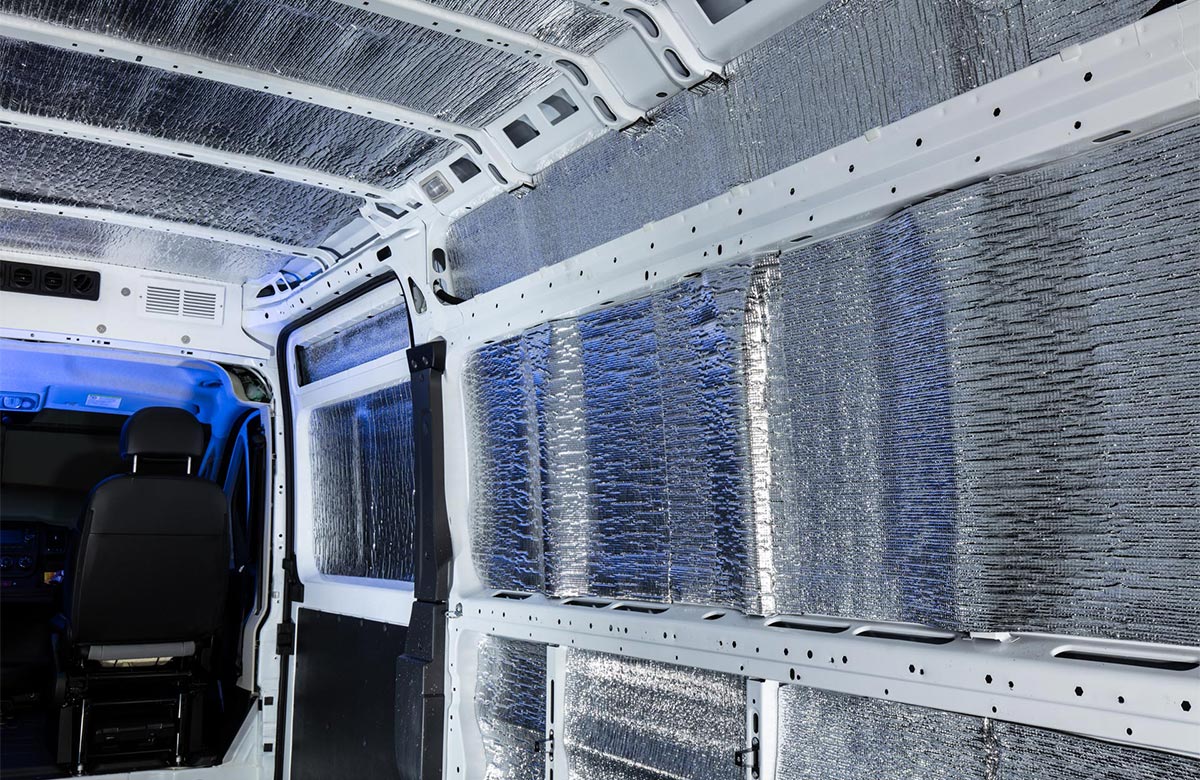 RAM ProMaster rear cargo HVAC systems for heating cooling
