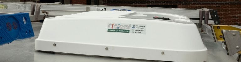 Box Truck rear cargo HVAC heating system installation - Sprinter ...