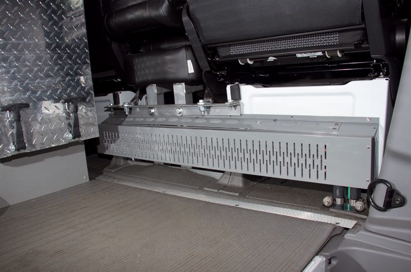 Mobile Climate Control convectors custom designed by Cicioni