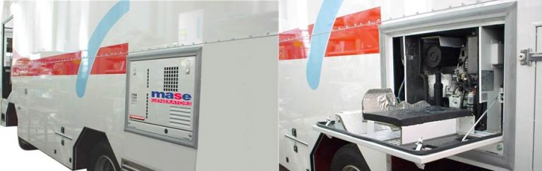 Generators for engine-off HVAC cooling and heating systems